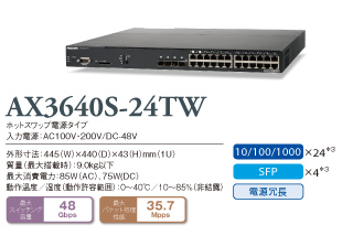 AX3600S：アラクサラネットワークス株式会社